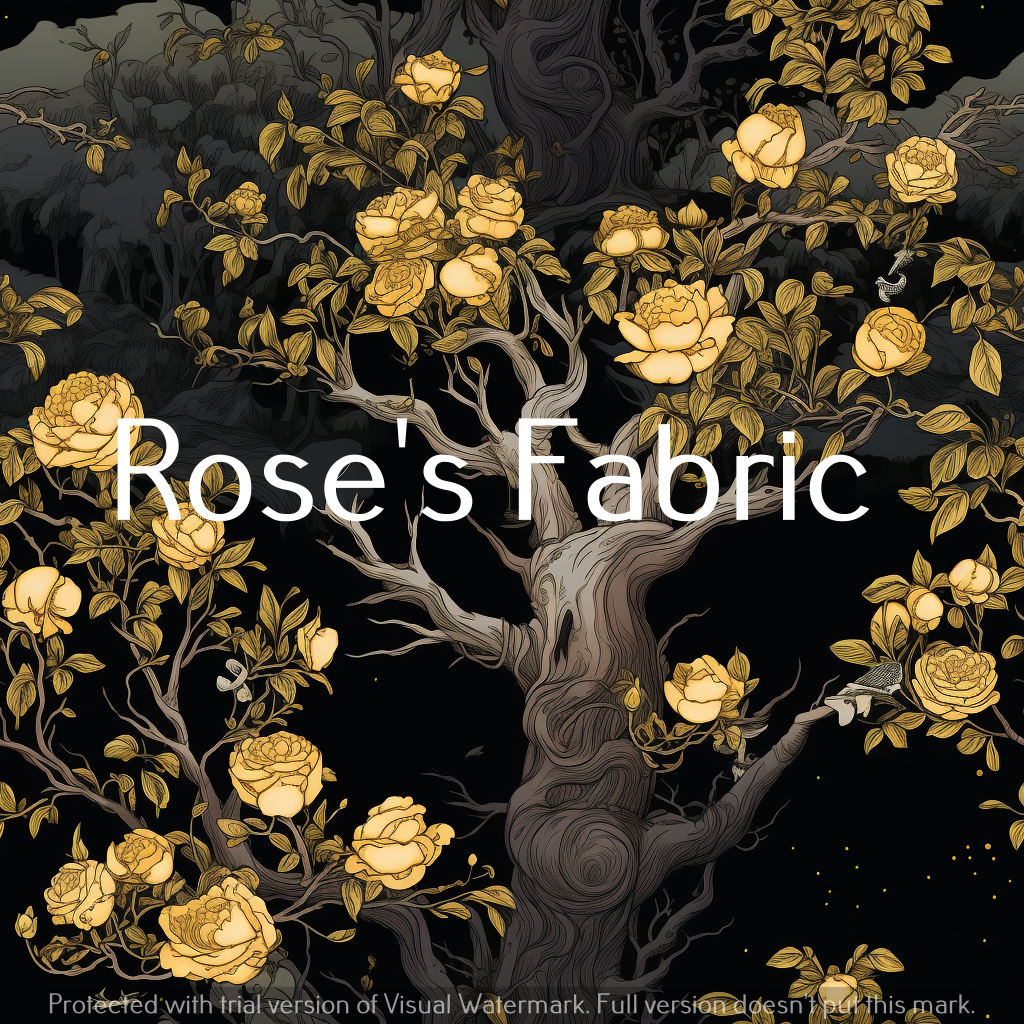 Gnarly Trees & Roses Seamless File – Rose's Fabrics And Handmade