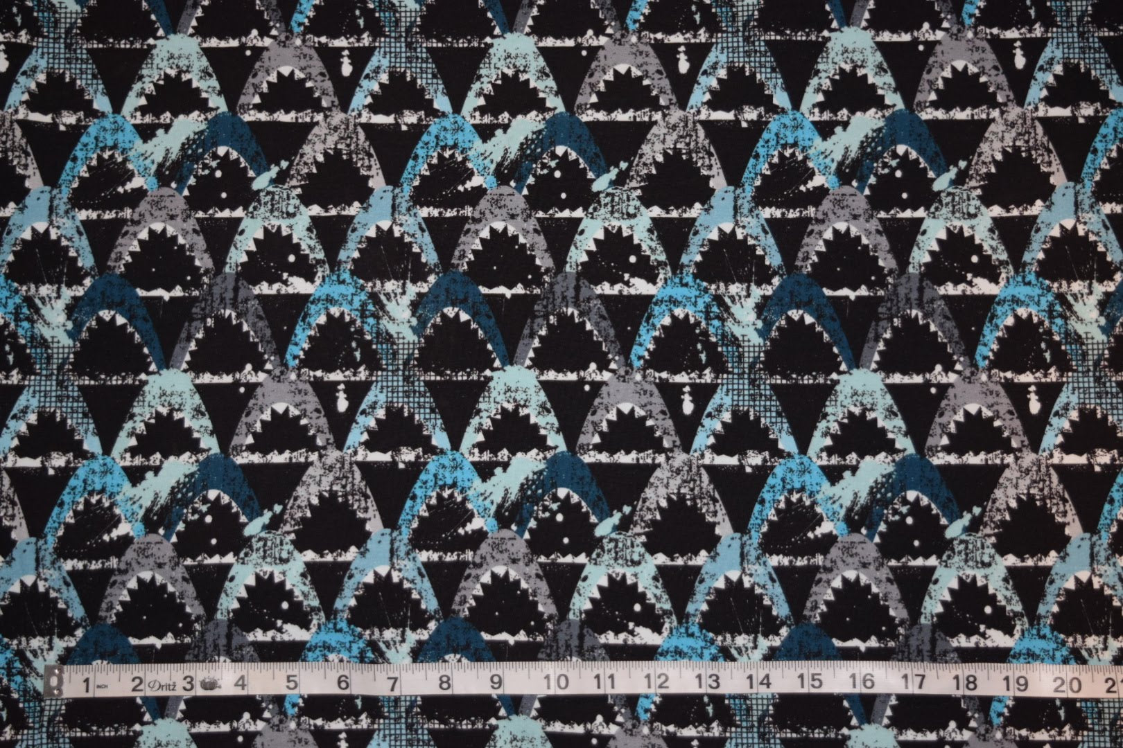 Shark Teeth Cotton Lycra – Rose's Fabrics And Handmade