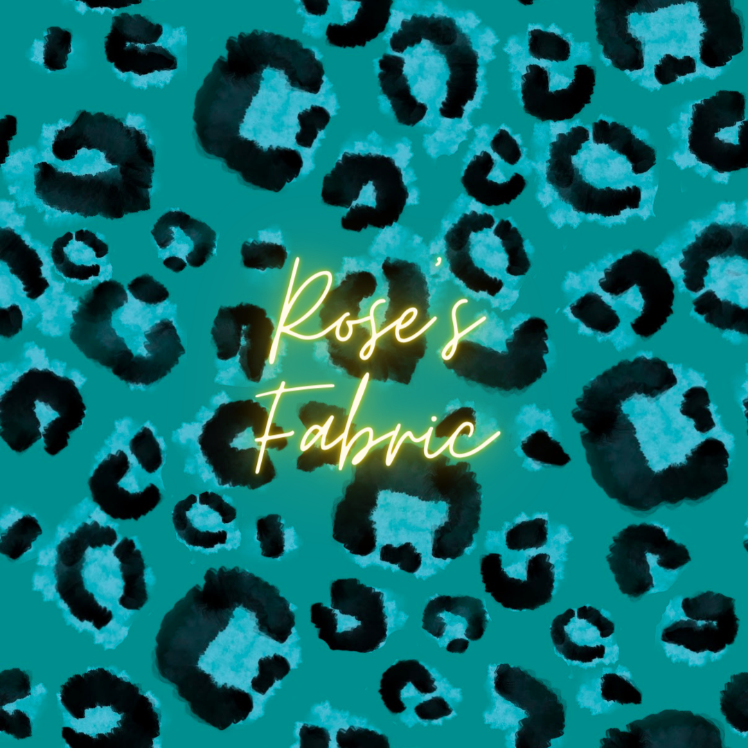 Teal Cheetah Seamless File – Rose's Fabrics And Handmade