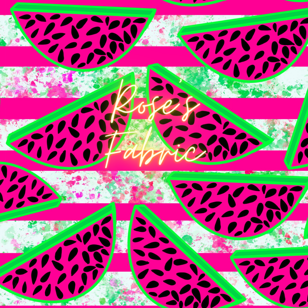 Watermelon Stripes Seamless File – Rose's Fabrics And Handmade